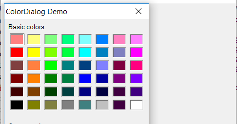 Programming for beginners: SWT: Color Dialog