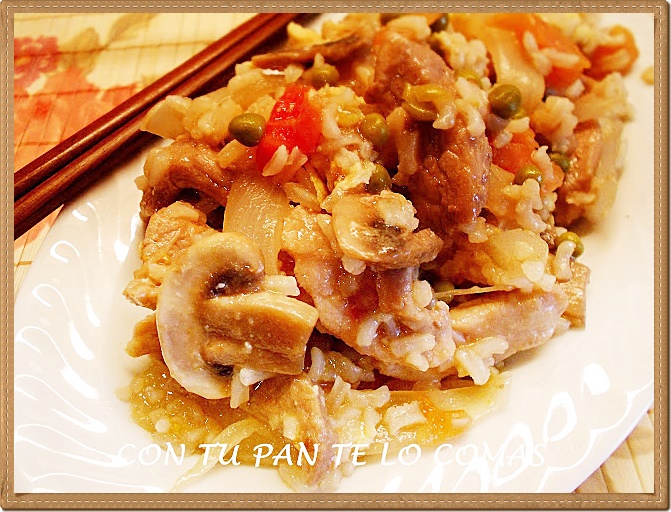 ARROZ FRITO CON CERDO