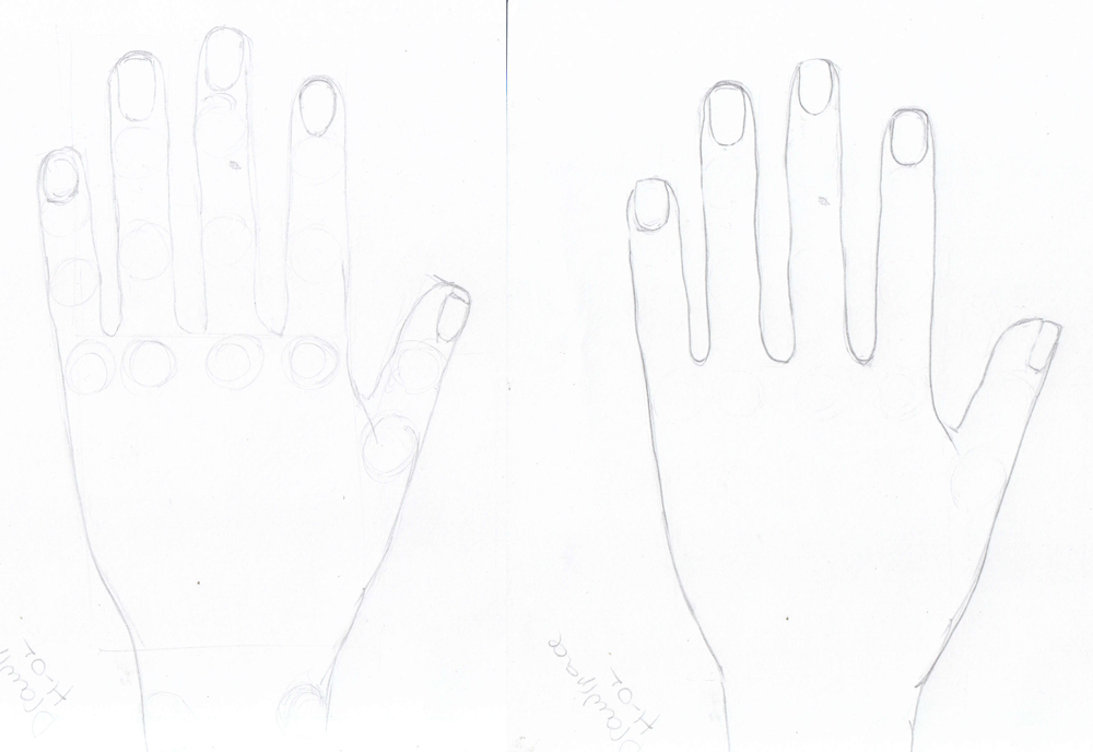 Weekly : Doodles and tuts: Drawspace lesson H02: How to draw a human hand