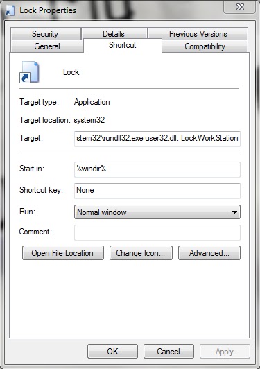 My Tech, My Life: How to Create a 1-Click Lock Button for Your Windows ...