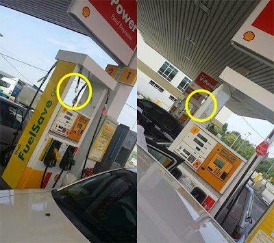 Pelanggan Mandi Minyak Di Shell Ipoh. - Berita Terkini