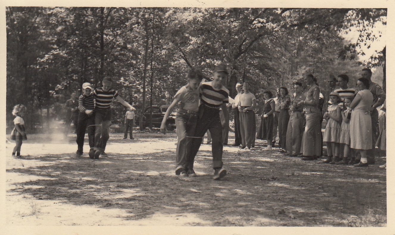 Dull Tool Dim Bulb: Three Legged Sack Race 1951 Snapshot Collection Jim ...
