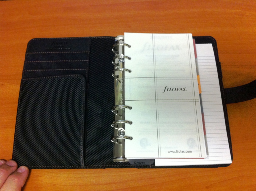 KENT FROM OZ: REVIEW - Filofax Black Fusion Personal Organiser 2013 Release