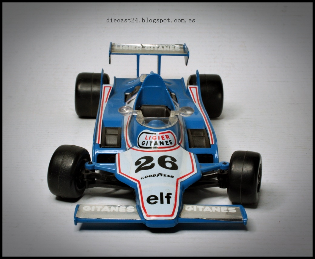 1/24 Diecast miniaturas: Ligier JS 11 Jacques Lafitte 1979 . Polistil ...