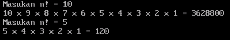 Dasar Pemrograman Komputer: Menghitung Nilai Faktorial dengan Fungsi ...