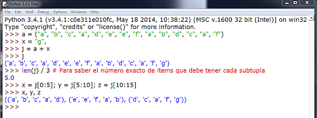 APRENDER A PROGRAMAR CON PYTHON: T4. BLOQUE DE EJERCICIOS 5. SOLUCIONES.