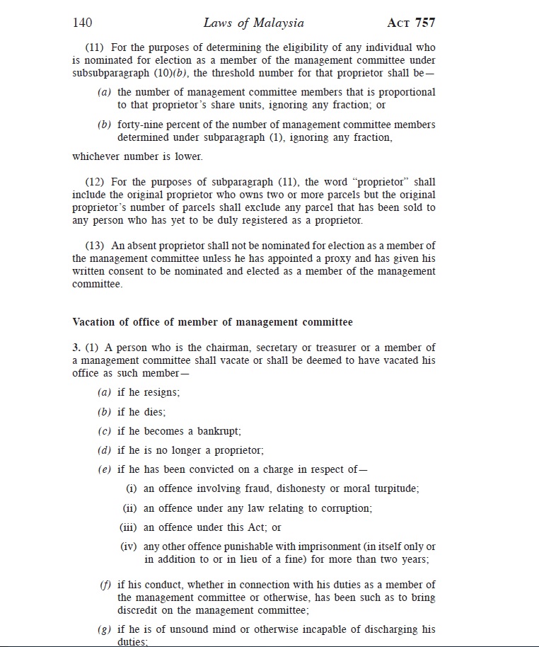 BAYU VILLA APARTMENT KLANG: Strata Management Act 2013. (Act 757 ...