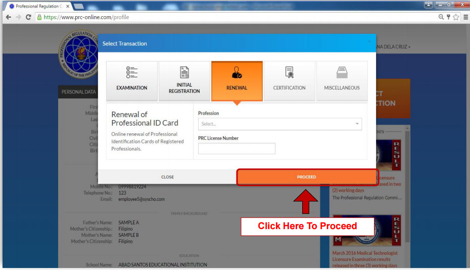 How to Renew PRC License ID Card Online? - Talking Pinoy