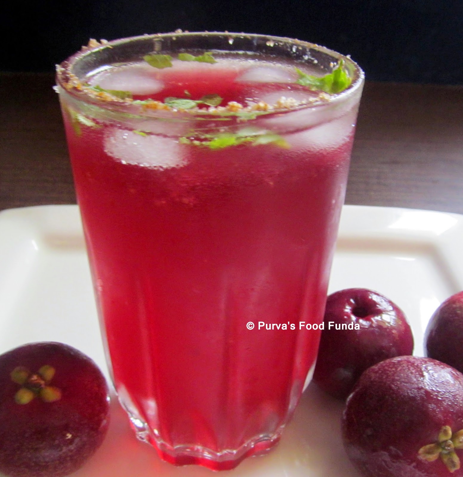 Food Funda: Kokam/Kokum Sharbat/Juice ~ Homemade Kokam Sharbat Syrup