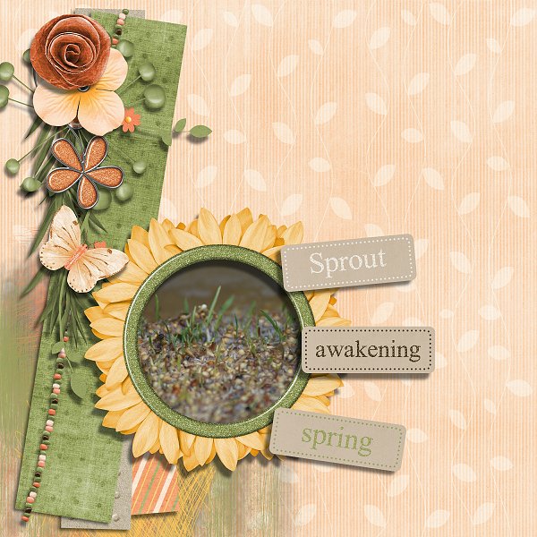Flower Scraps: Softly Spring