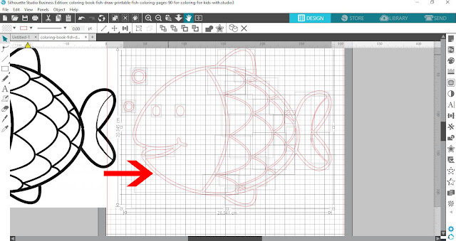How to use a coloring in book page in Silhouette Studio | Design Bundles