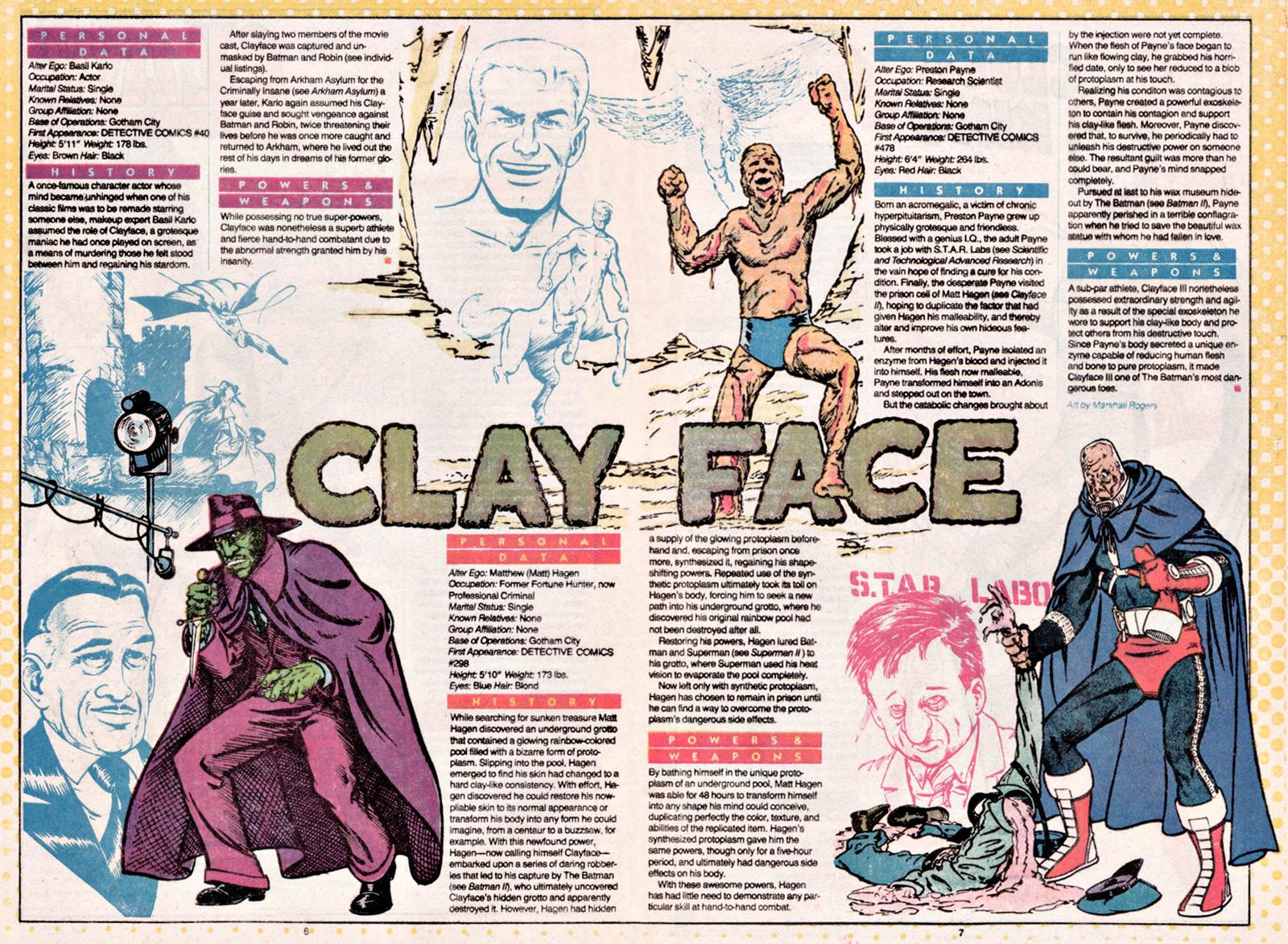 Fichas de Superheroes Marvel y DC: Clayface