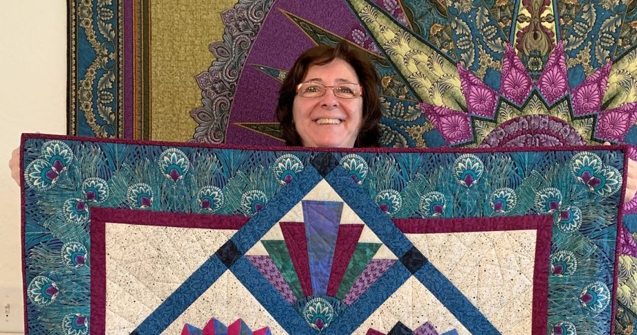 Quilts + Color: Fantastic Fan Quilt Is Finished