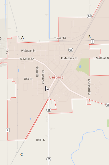 Towns and Nature: Leipsic, OH: Leipsic Junction: CSX/B&O vs. NS/NKP