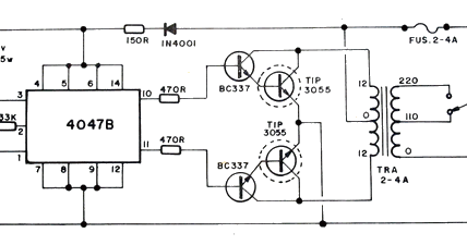 Populer Skema Inverter Dc To Ac 220v, Skema Mesin
