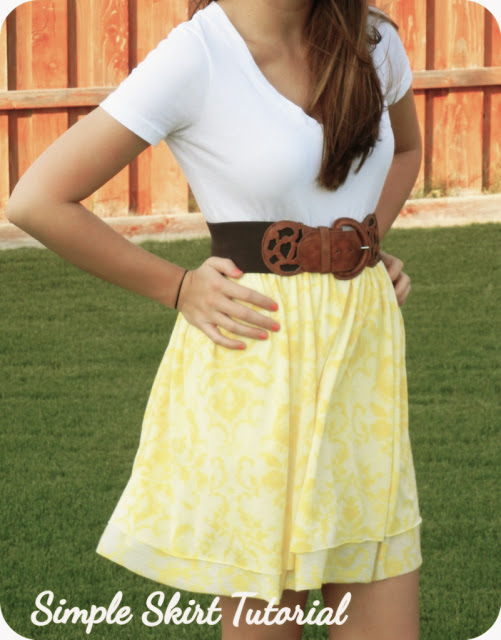 A Very Simple Skirt Tutorial | Sweet Verbena