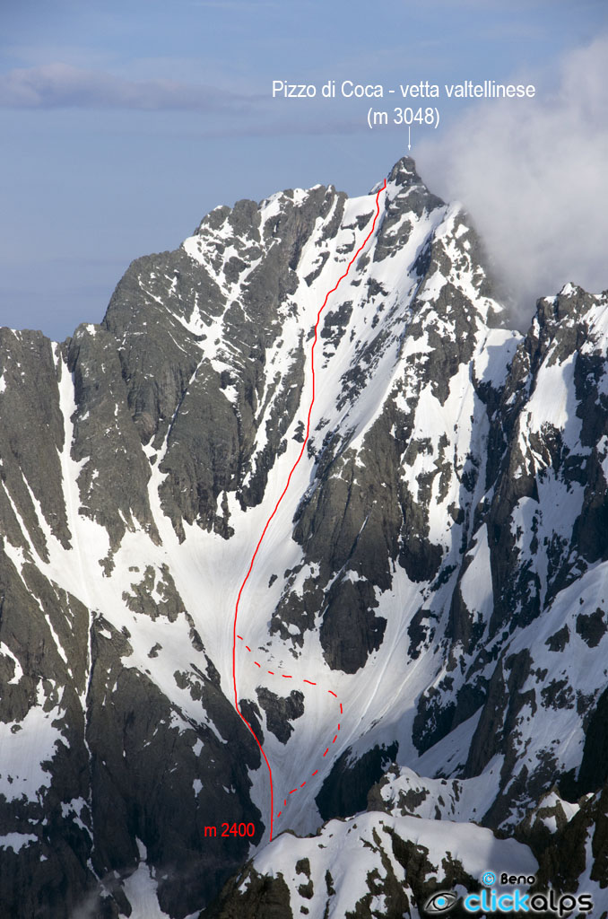 Le Montagne Divertenti - diario di viaggio: Pizzo di Coca (m 3050 ...