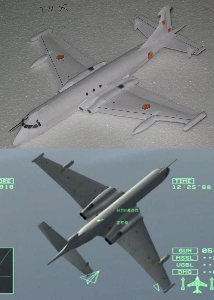 Ace Combat Model - Drawings: BAE Nimrod MrA4
