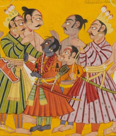 Indian Epics: Images and PDE Epics: Image: King Janaka and King Dasaratha