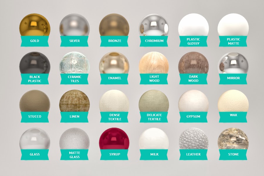 Design & Visualization. Marianna Sazina: Corona material library