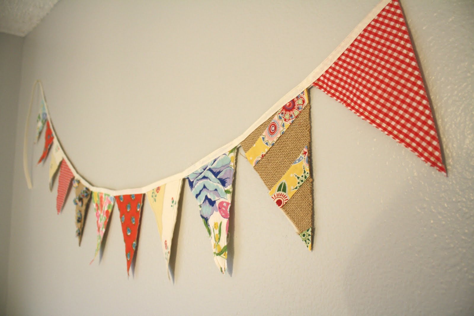A Time for Joy: Sneak peak: vintage bunting