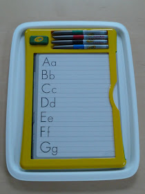 Family FECS: Montessori Activity: Tracing Letters with Dry Erase ...