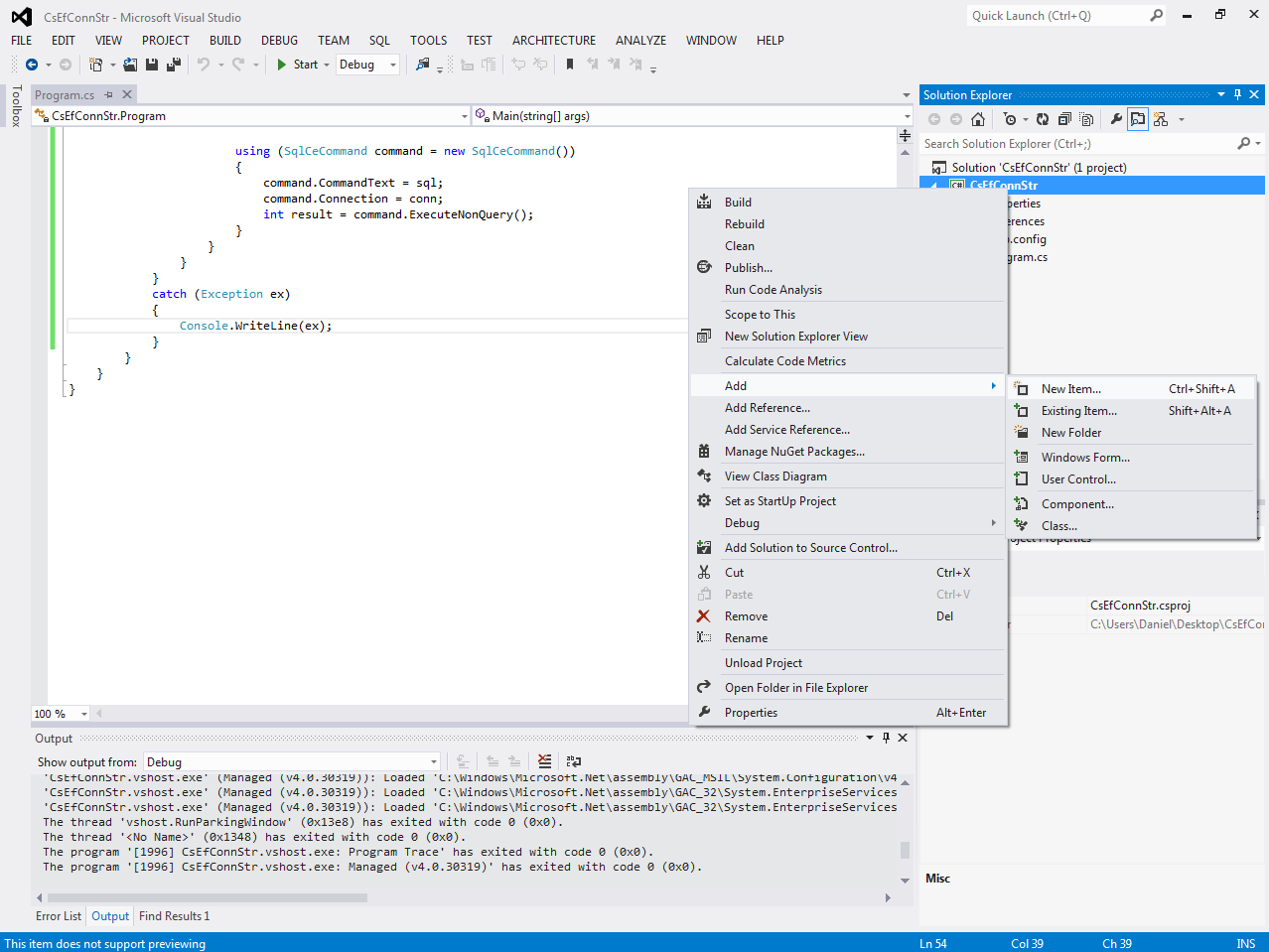 Programmer's Ranch: C# EF: Setting Connection Strings at Runtime with ... Programmer's Ranch: C# EF: Setting Connection Strings at Runtime with ...