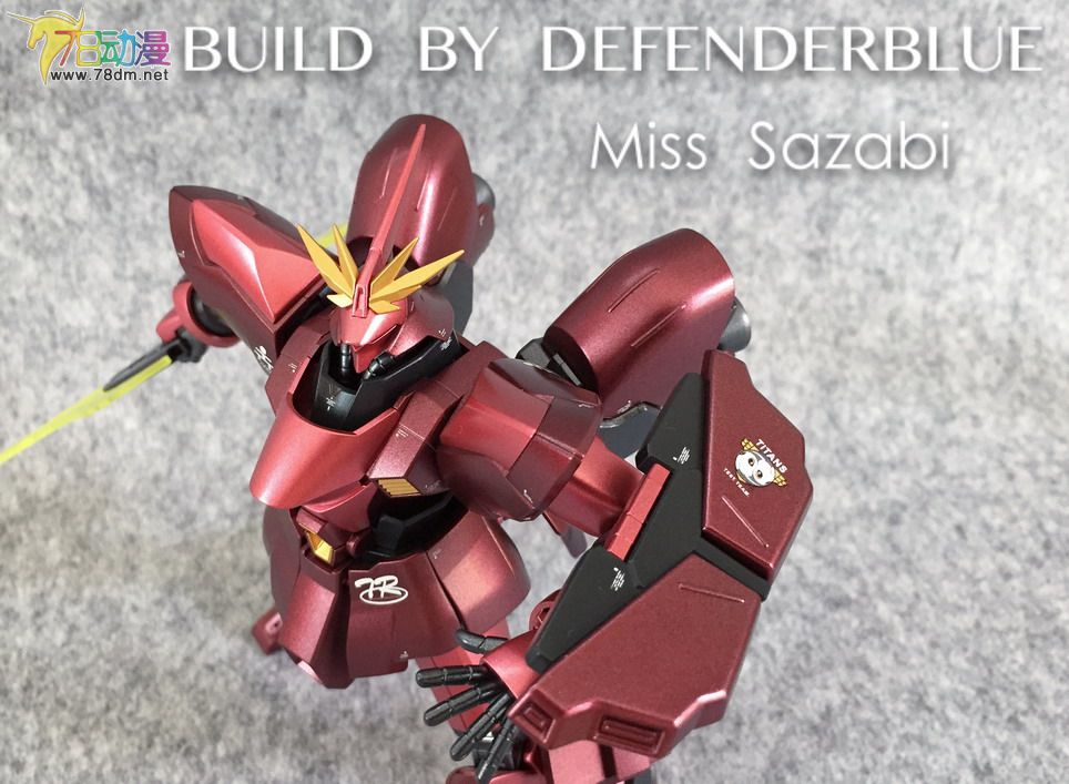 Gundam Family: HGBF 1/144 Miss Sazabi Painted Build