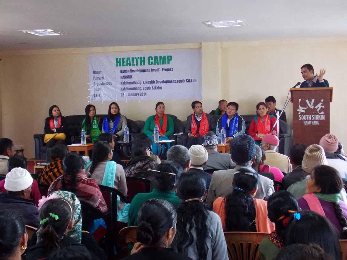 Sikkim NOW!: KVK Namthang organises free eye check-up