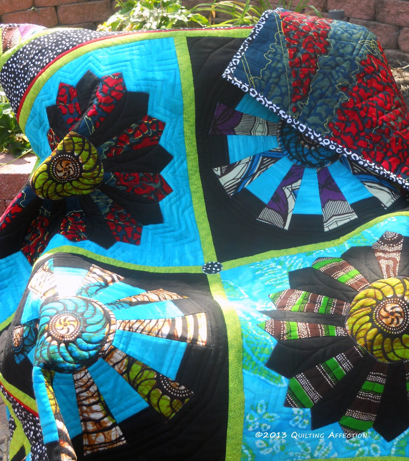 Quilting Affection Designs: West Africa Quilt Final Pictures!