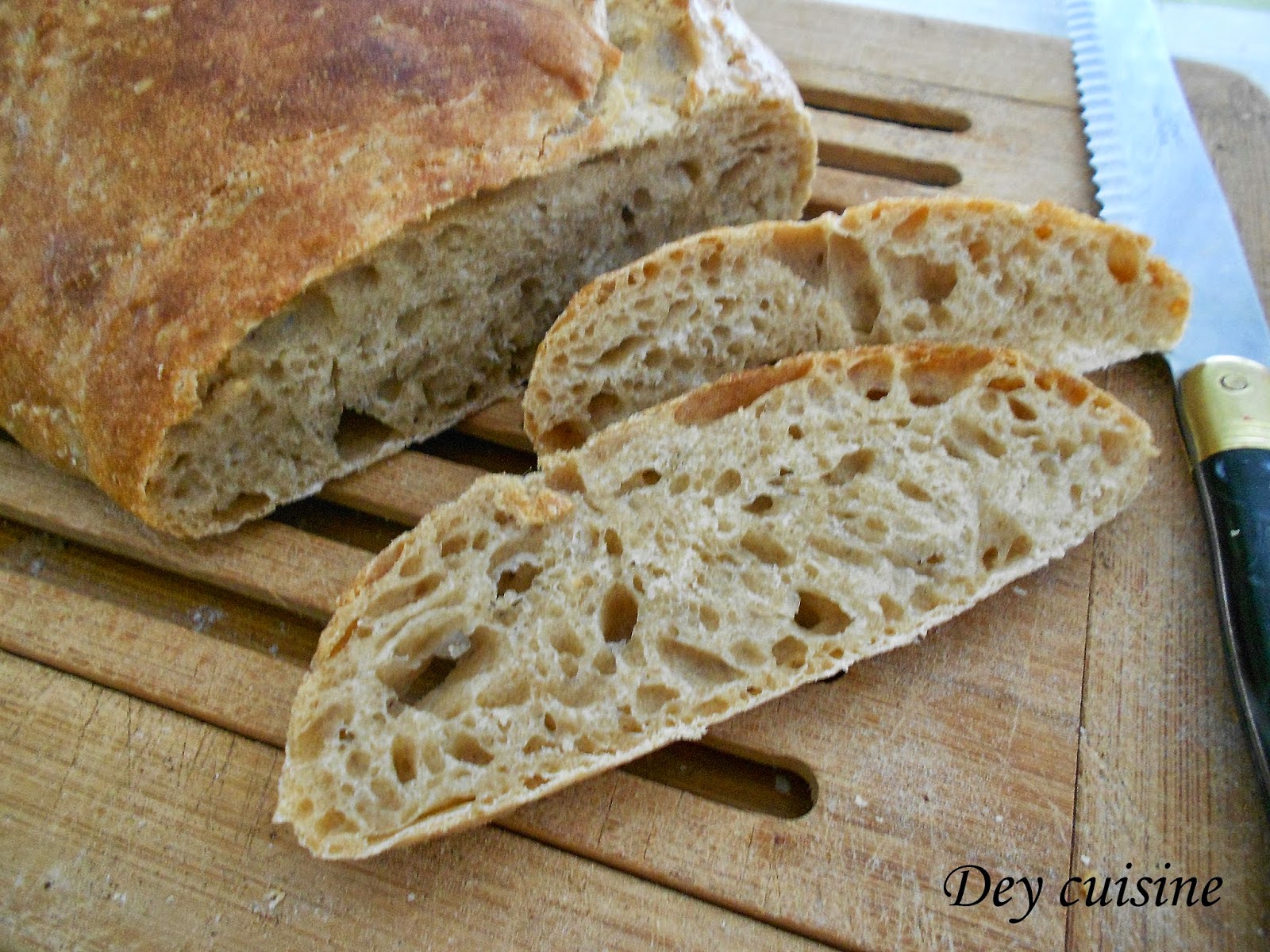 Dey cuisine: Pain de campagne au levain d' Eric Kayser