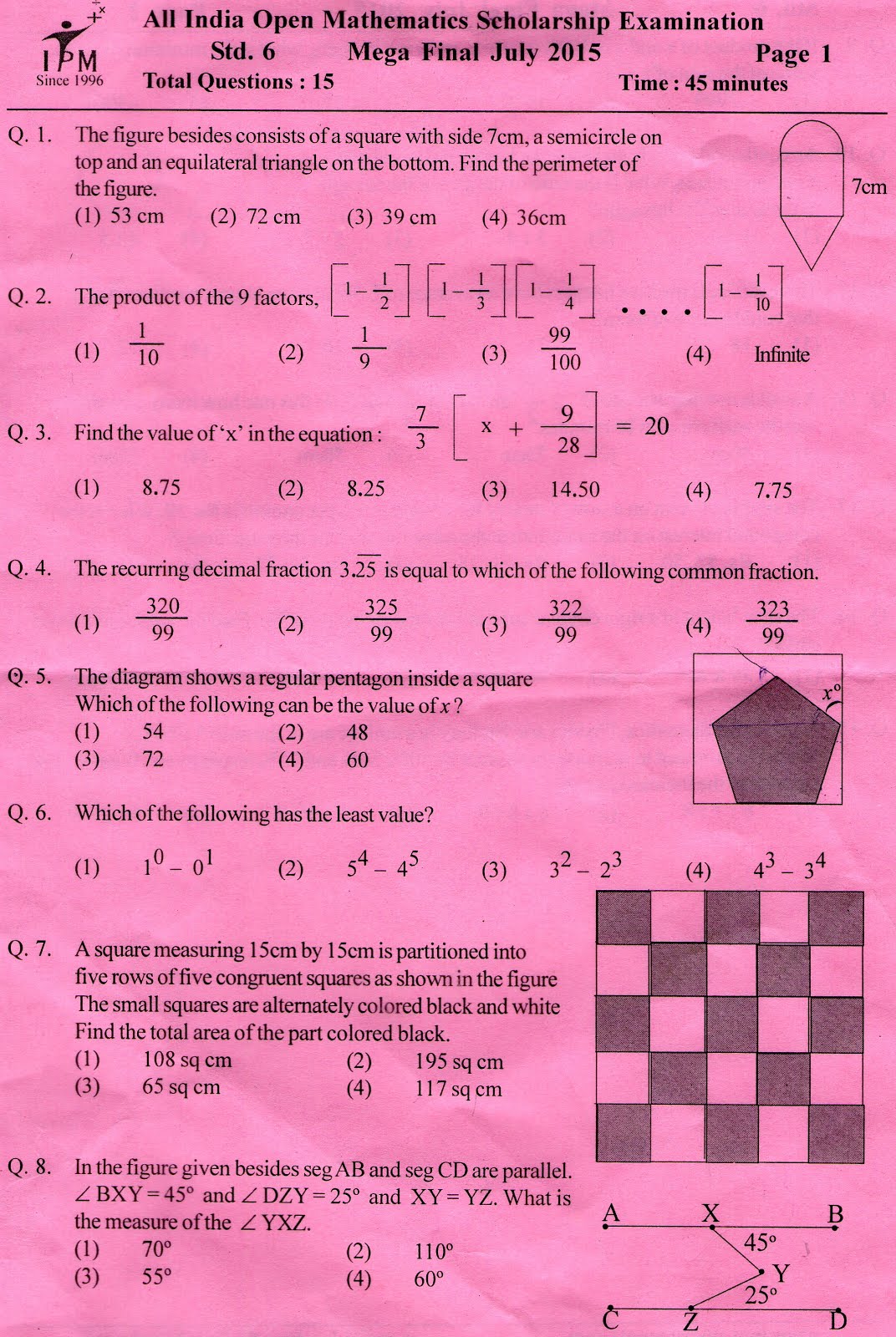 Preparations for IPM, MTSE, Olympiad, MAT, Scholarship,CBSE, ICSE ...