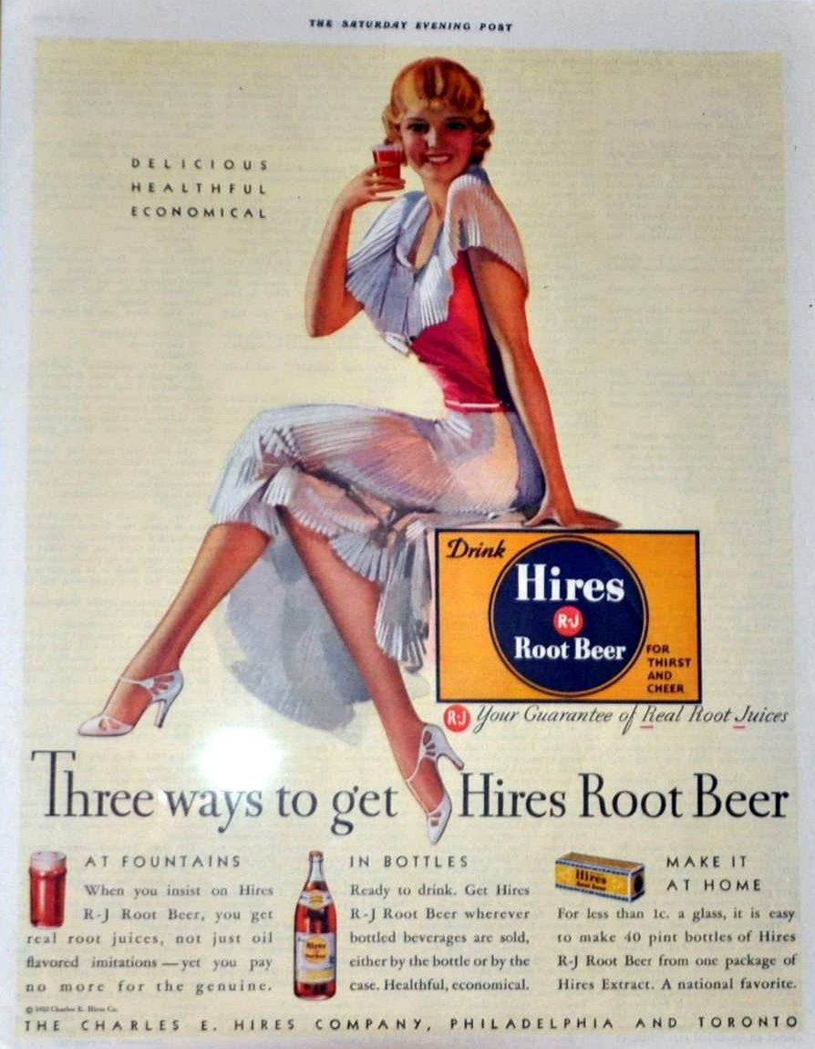 Tom's Root Beer Collectibles: Magazine Ads for Root Beer