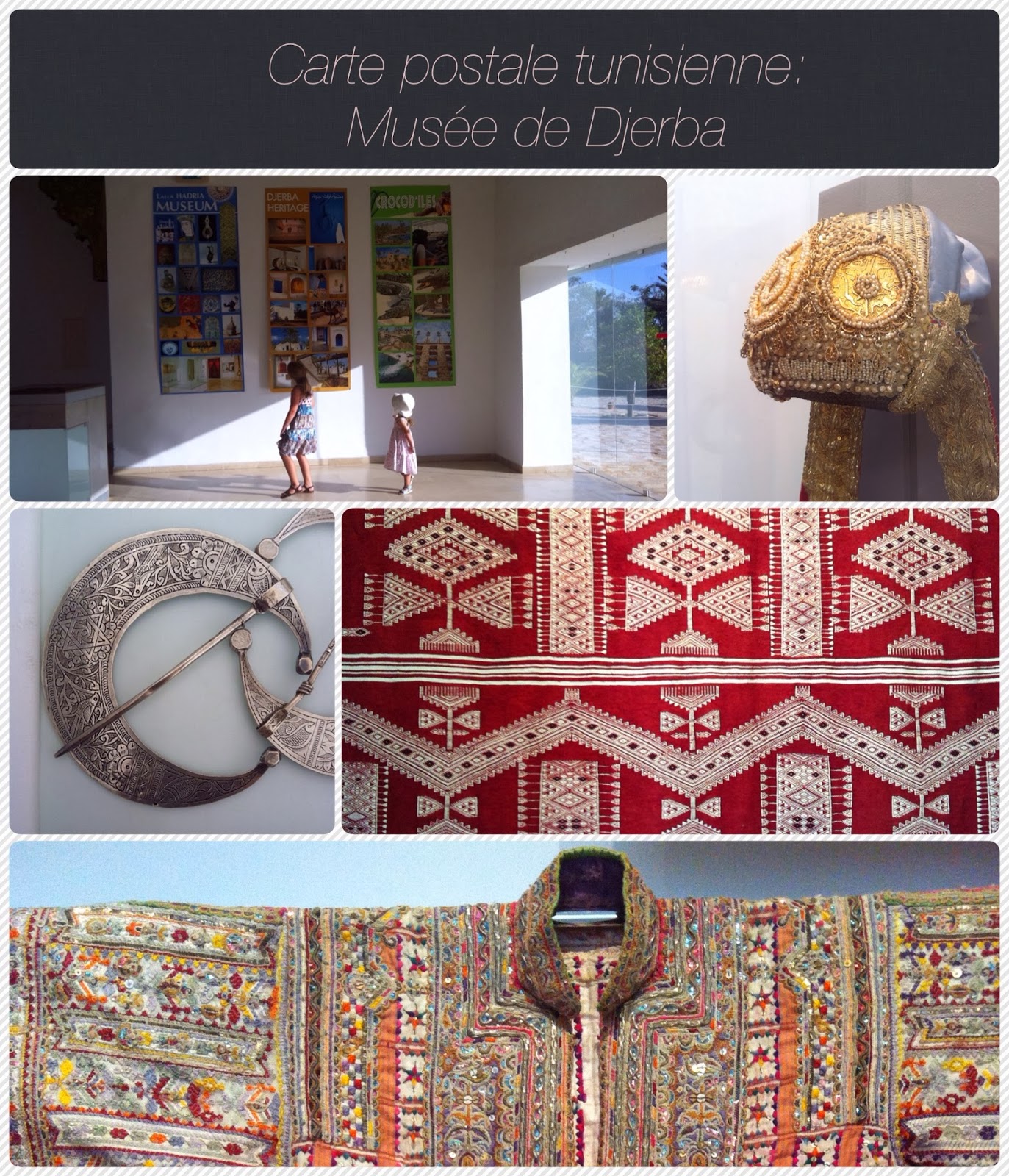Cocoon et Kaktus: Carte postale tunisienne: DJERBA costumes et bijoux