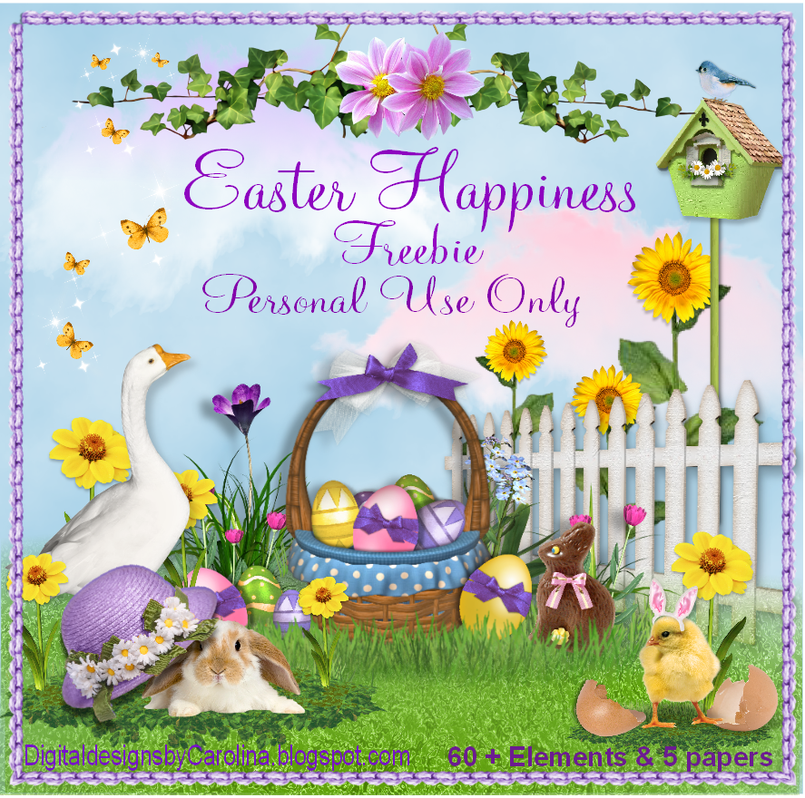 ,: Freebie- Easter Happiness
