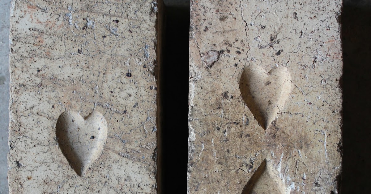 Johnnyfive Collectables: Bricks with Impressed Heart Marks