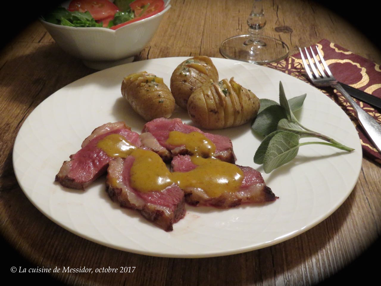 La cuisine de Messidor: Magret de canard bbq, sauce à l’orange