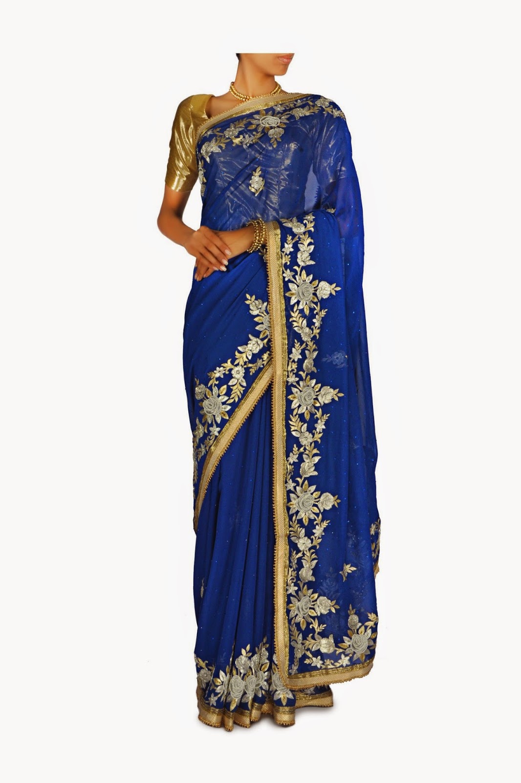 Buy Online Designer Indian Saris - Vega Fashion Mom