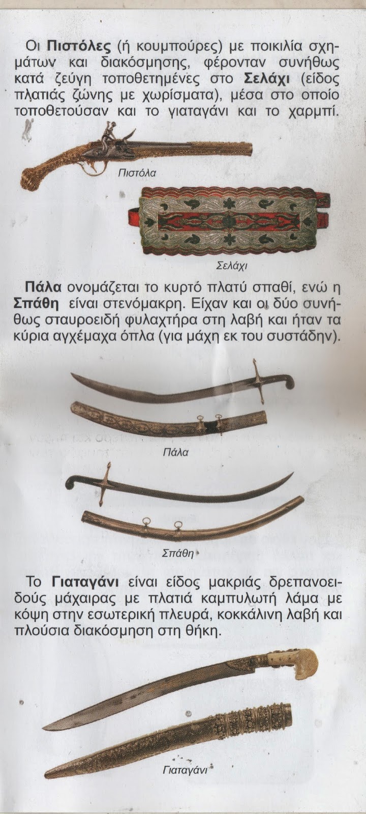 Τα ακριτικά έπη- διάφορα: Όπλα του 21 -Weapons of the Greek war of ...