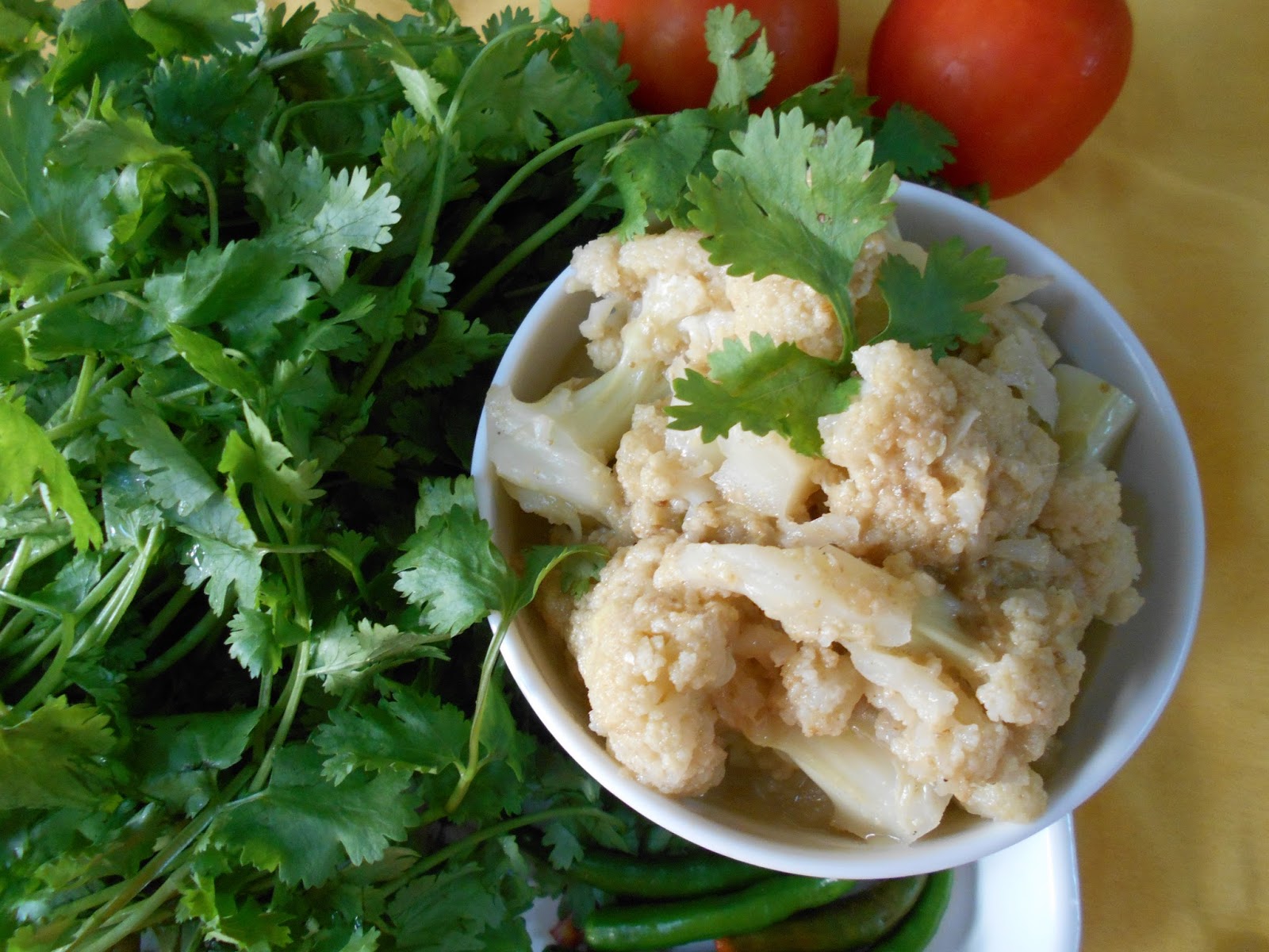 Paramita's Kitchen: Dahi Gobi / Doi Fulkopi / Cauliflower And Yogurt Or ...