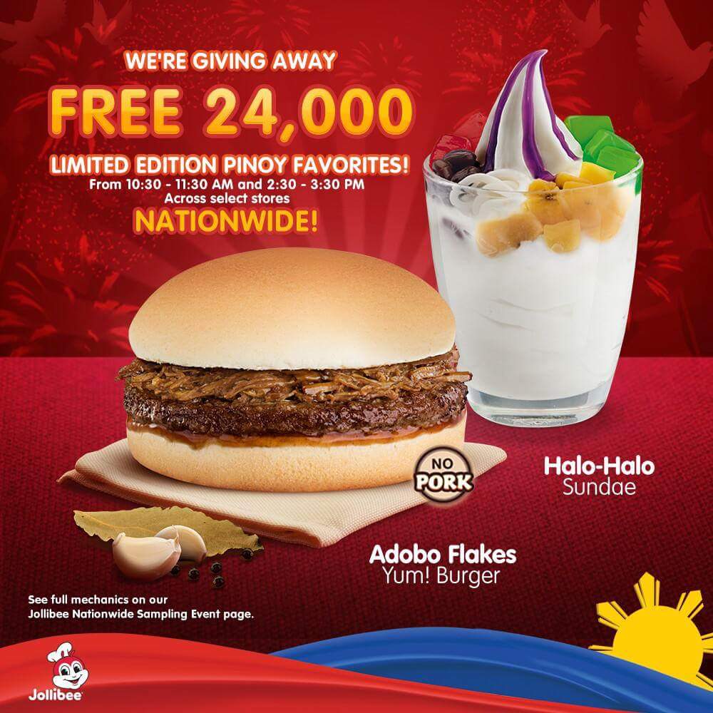 Manila Shopper: Jollibee Nationwide Sampling: June 12 2016