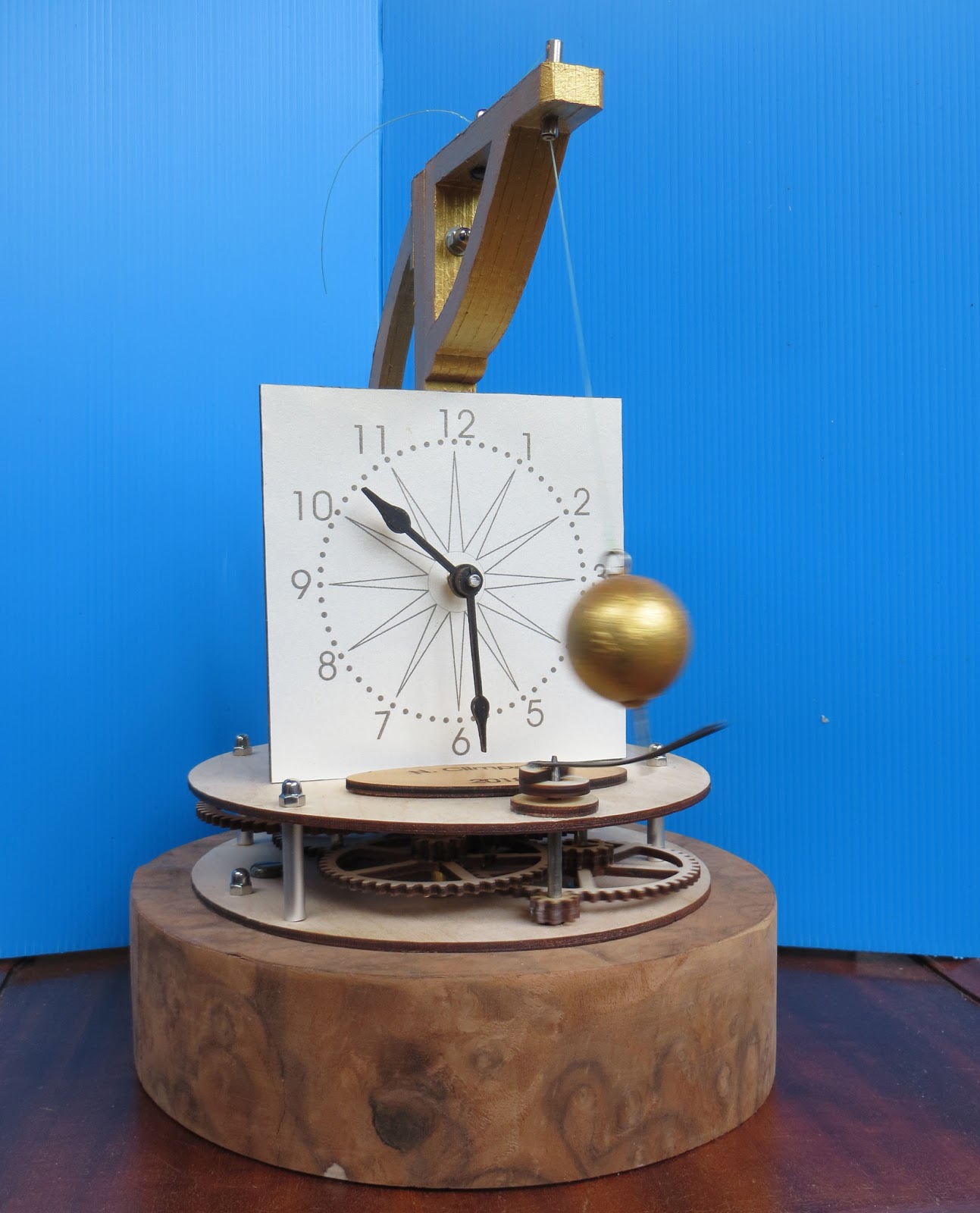 Wooden Clock Spot: Briggs Rotary