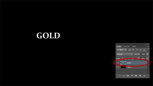 PhotoEffect: Simple Gold Text Effect With Photoshop