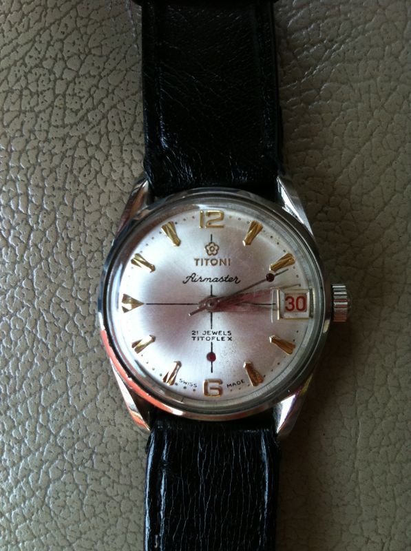 Vintage Watch: Vintage RARE Titoni Airmaster Titoflex Watch