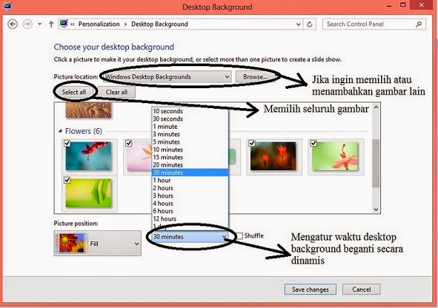 Setting Desktop Background Dinamis pada Windows 8 - Tips Komputer