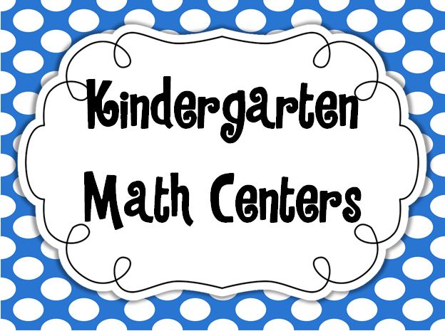 Kindergarten Math Centers Little Minds At Work