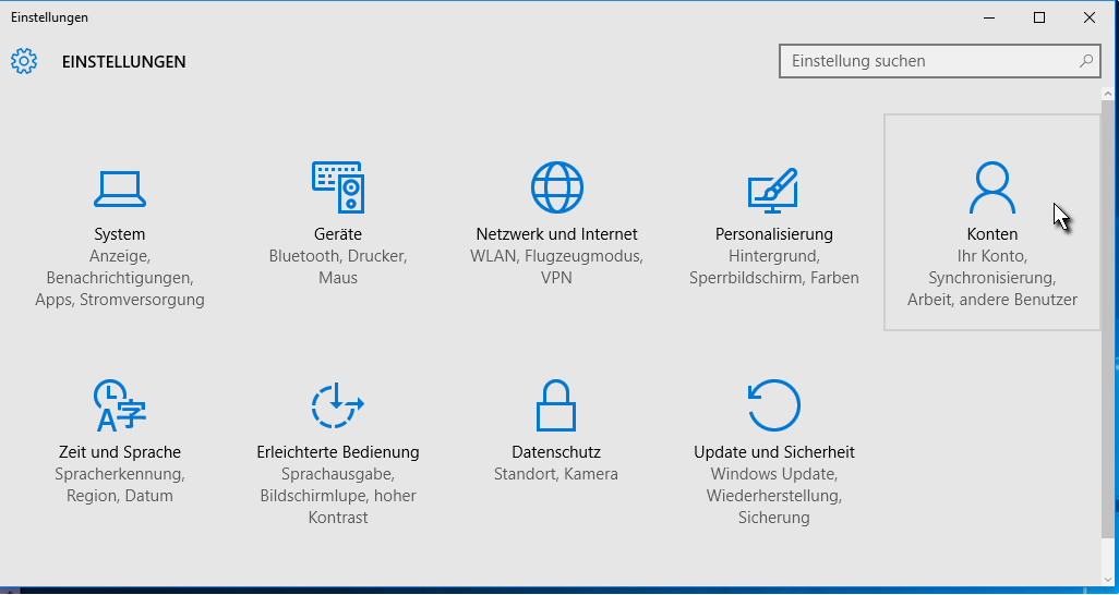 PcEinsteiger: Kontobild ändern