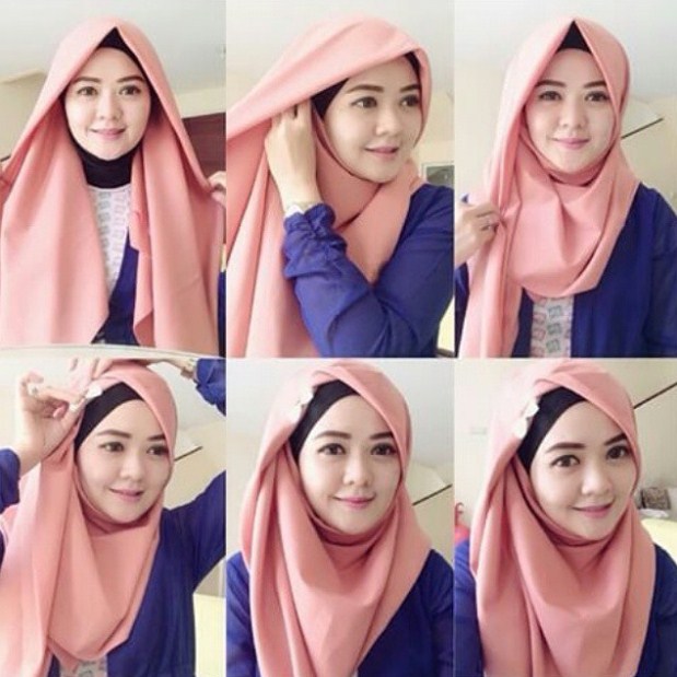 Tutorial Hijab Anak Jaman Sekarang - Tutorial Hijab Cara Memakai Jilbab ...