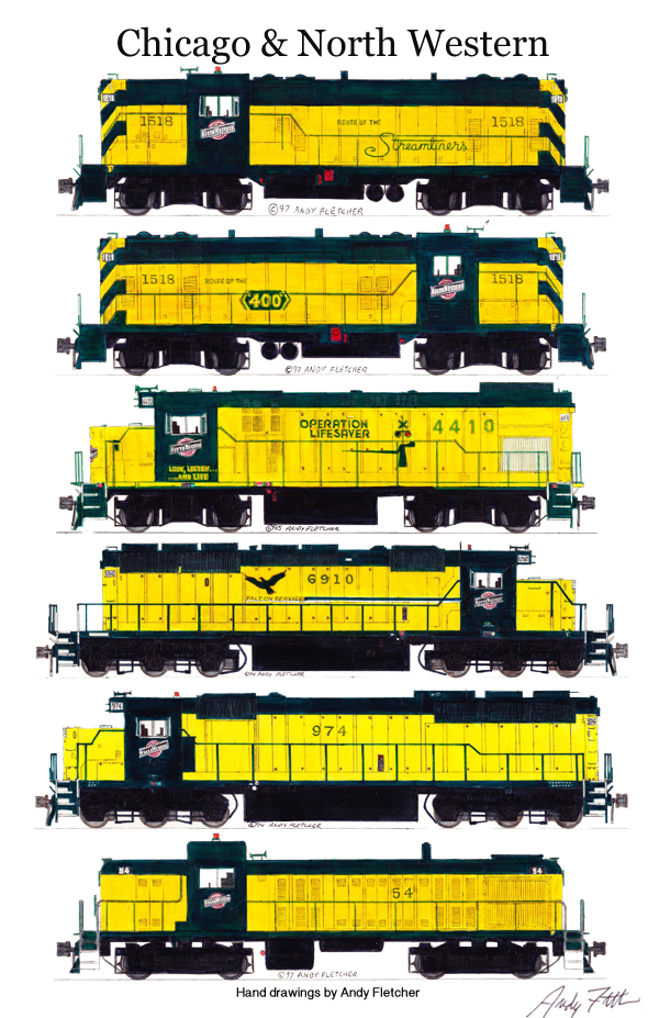 Andy Fletcher Blog-: Chicago and North Western-"Route of The 400"