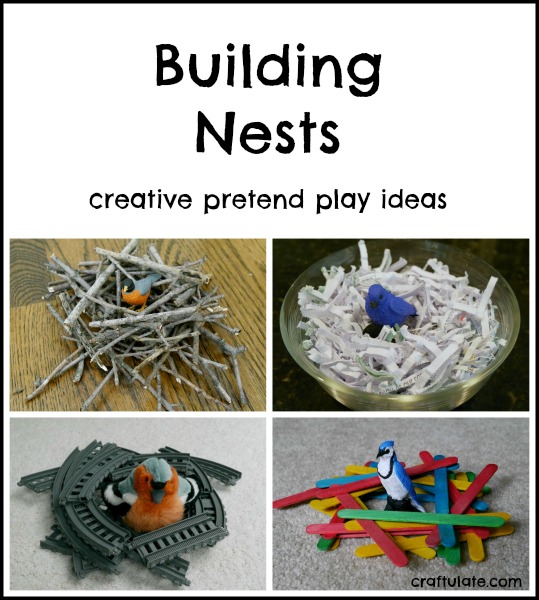 Letter N: N is for Nest, Build a Nest Pretend Play, Feed the Baby Birds ...